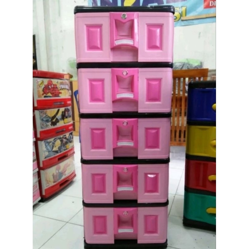 Jual Laci Laci Plastik Napolly 5 Susun SPDA 5000 Minimalis + Roda ...