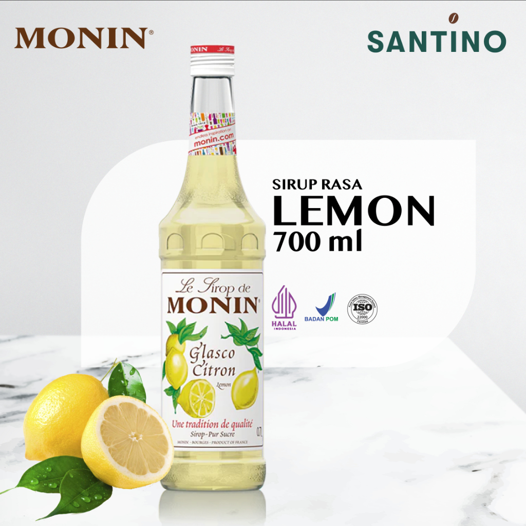 Jual Monin Syrup Glasco Citron Lemon - Sirup Horeca Lemon 700 ml / 70 ...