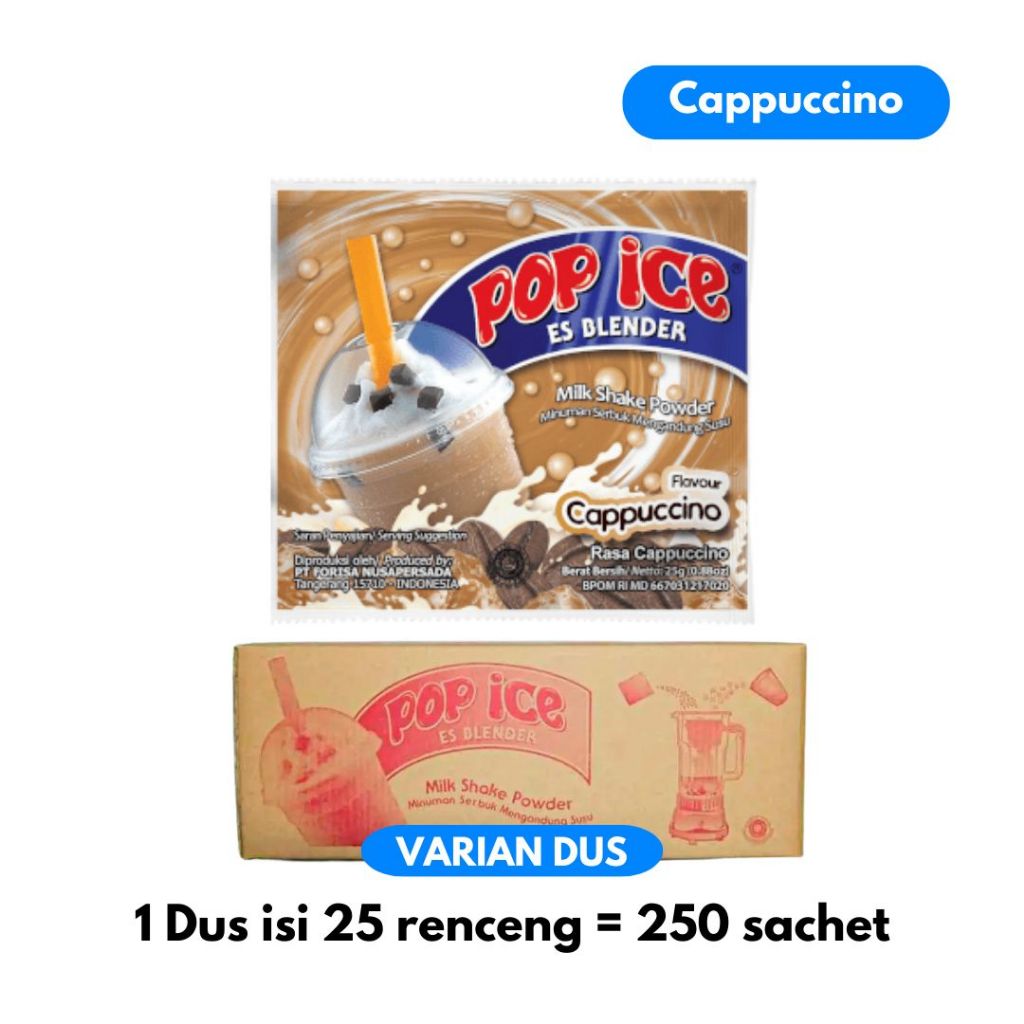Jual Pop ice Per Karton Dus isi 250pcs Var Grosir Carton | Shopee Indonesia