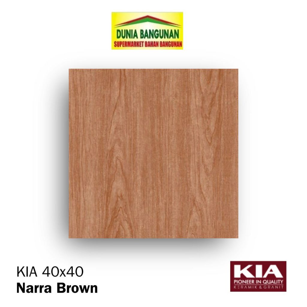 Jual KIA Narra Brown 40X40 Keramik Lantai | Shopee Indonesia
