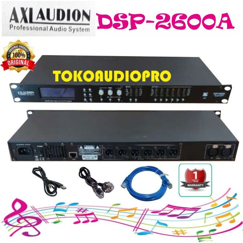 Jual DLMS AXL Audion DSP2600A 2-in 6-out Speaker Management Axl DSP-2600a | Shopee Indonesia