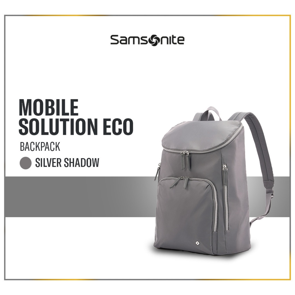 Jual Samsonite Mobile Solution Eco Deluxe BPV2 Antm - Silver Shadow | Shopee Indonesia