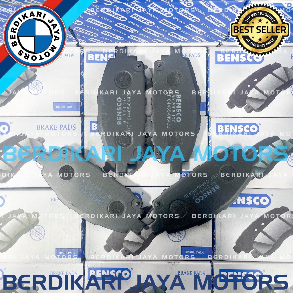 Jual BRAKE PAD KAMPAS KANVAS REM DEPAN INNOVA REBORN RIBON RIBORN AN140 ...