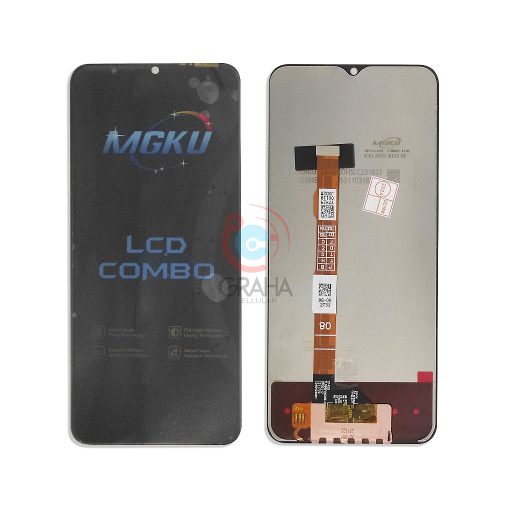 Jual LCD VIVO Y35 2022 MGKU FULLSET TOUCHSCREEN | Shopee Indonesia
