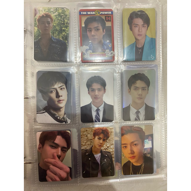 Jual Photocard Official Sehun dan Album Unsealed EXO Full set | Shopee ...