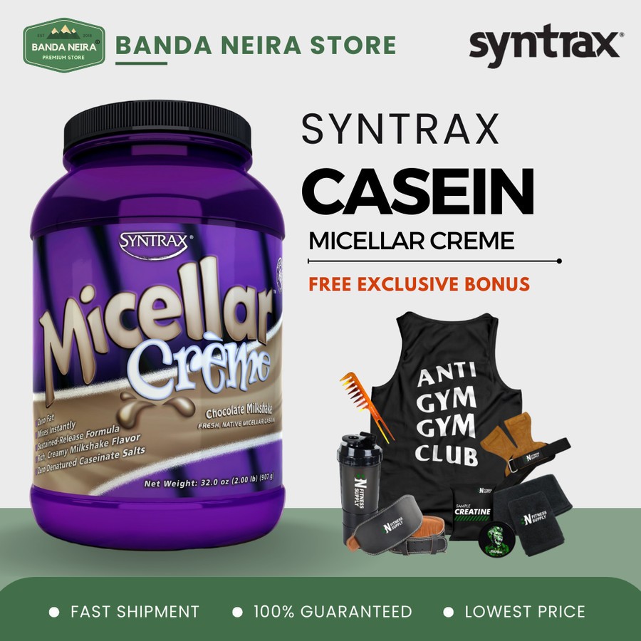 Jual SYNTRAX MICELLAR CREME CASEIN Protein Powder | 2 LBS | 30 SAJIAN ...