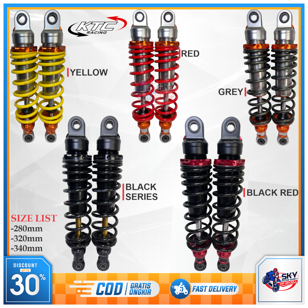 Jual Shock Breaker KTC Razor Pro 280 320 340 mm Single Click Non Tabung ...