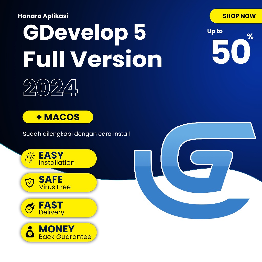 Jual Software Game Development: GDevelop 5 [MAC] | Shopee Indonesia