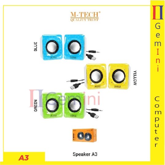 Jual Speaker M-Tech Original Multimedia A3 | Shopee Indonesia
