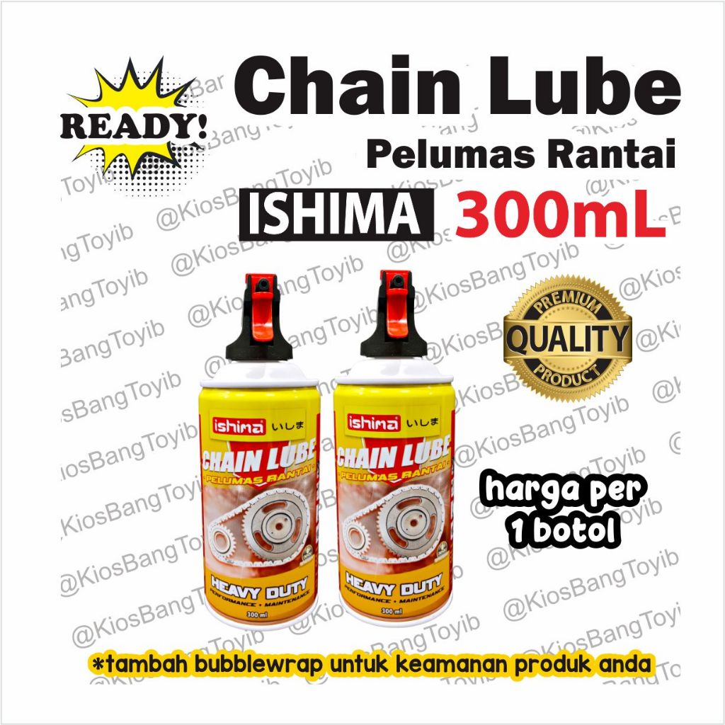 Jual Chainlube Chain Lube Oli Rantai Pelumas Rantai 300mL Japan Quality ...