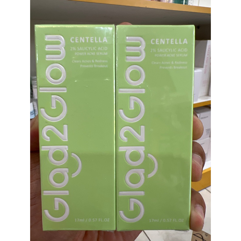 Jual GLAD2GLOW CENTELLA 2% SALICYLIC ACID POWER ACNE SERUM | Shopee ...