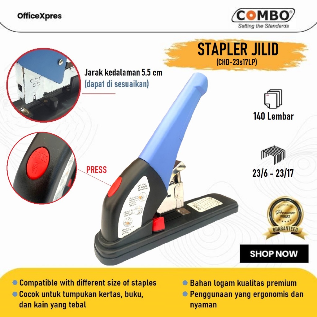 Jual Less efort Heavy Duty /Jepretan / Alat Stapler Jilid Besar 23S17 ...
