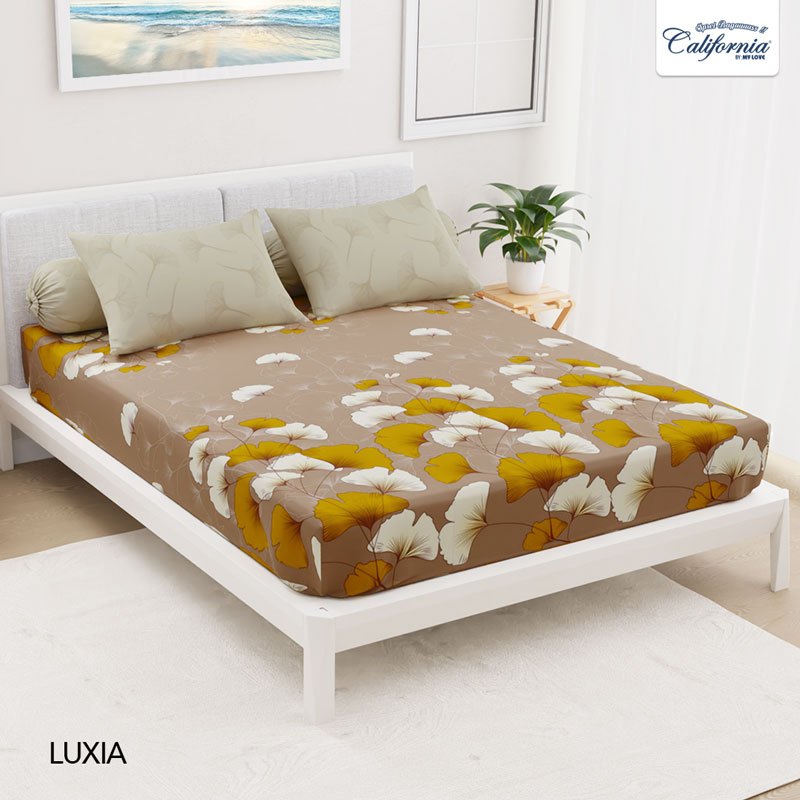 Jual CALIFORNIA Sprei Fitted Luxia | Shopee Indonesia