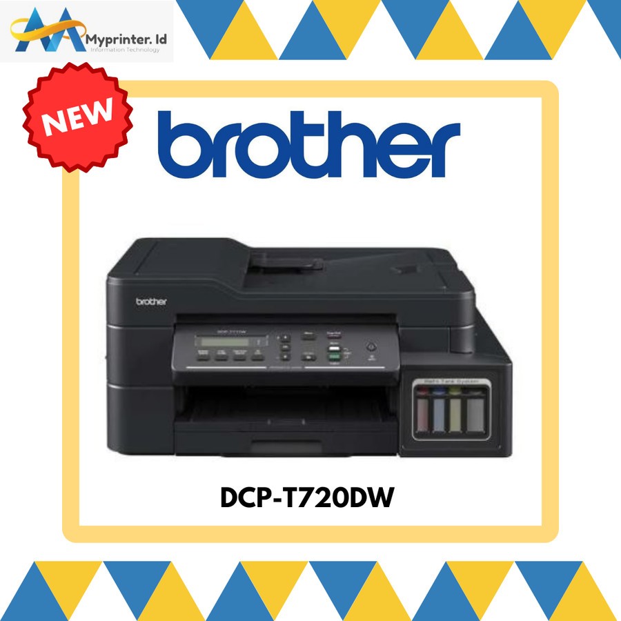 Jual Brother DCP-T720DW Ink Tank Printer PRINT-SCAN-COPY-DUPLEX-WIFI-ADF | Shopee Indonesia