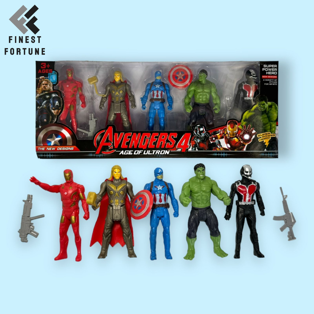 Jual MAINAN ANAK SUPERHERO AVENGER 5 PCS | Shopee Indonesia