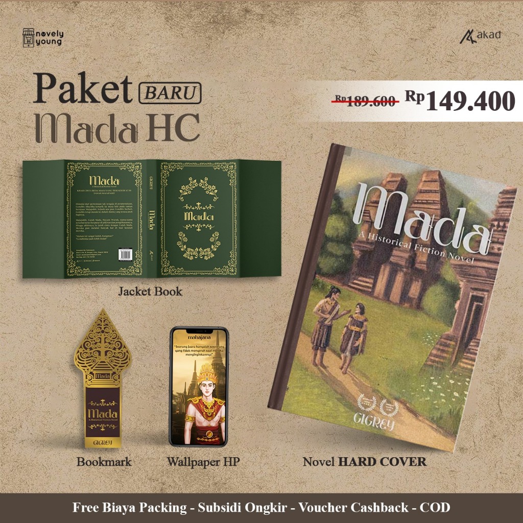 Jual (New Edition) Novel Mada - Gigrey - Akad - Gratis Biaya Packing ...