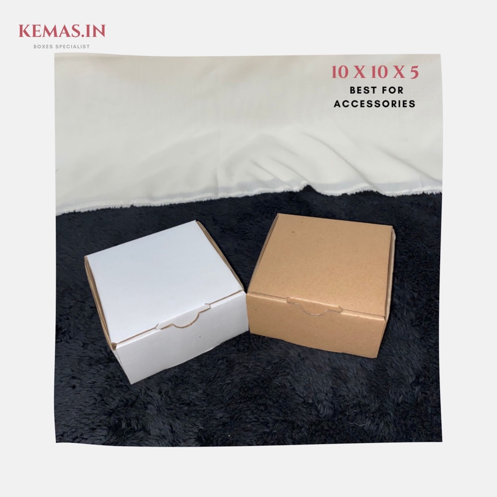 Jual (100 PCS TERMURAH) Kardus Die Cut 10x10x5 - Karton Box Dus ...