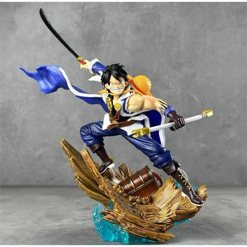 Jual Action Figure One Piece Luffy Blue By Iron Curtain x Twilight ...