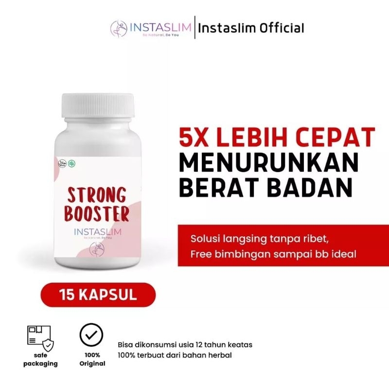 Jual STRONG BOOSTER INSTASLIM 15 KAPSUL | Shopee Indonesia