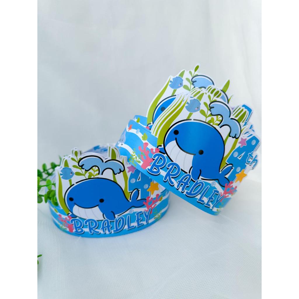 Jual Paus Cute Ikan Lucu Sea Animal- Topi Ulang Tahun Anak / Hiasan ...