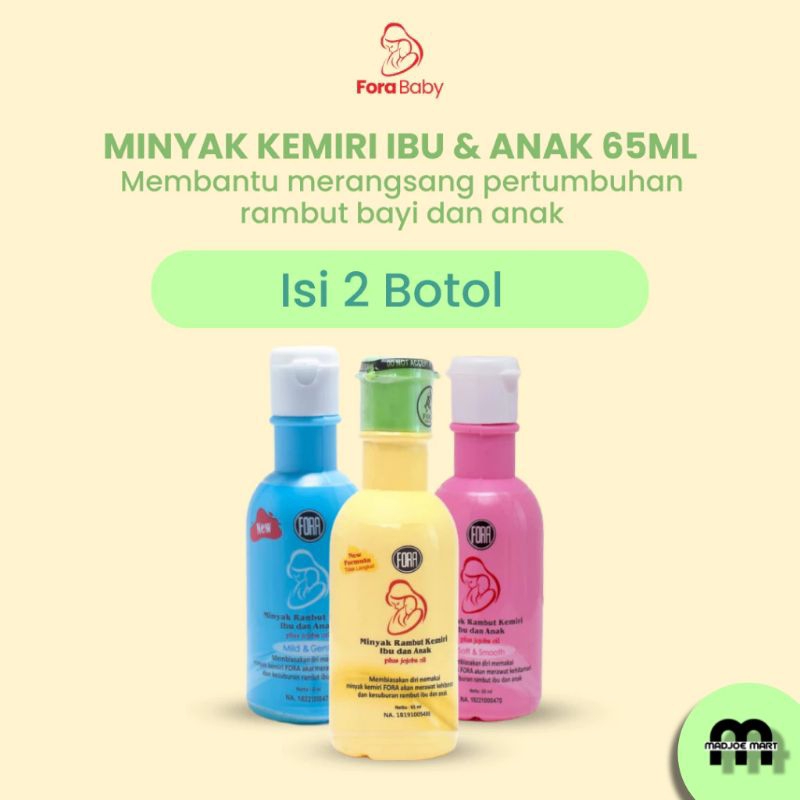 Jual Fora Natures Minyak Kemiri Penumbuh Rambut Bayi dan Anak 2 x 65ml ...