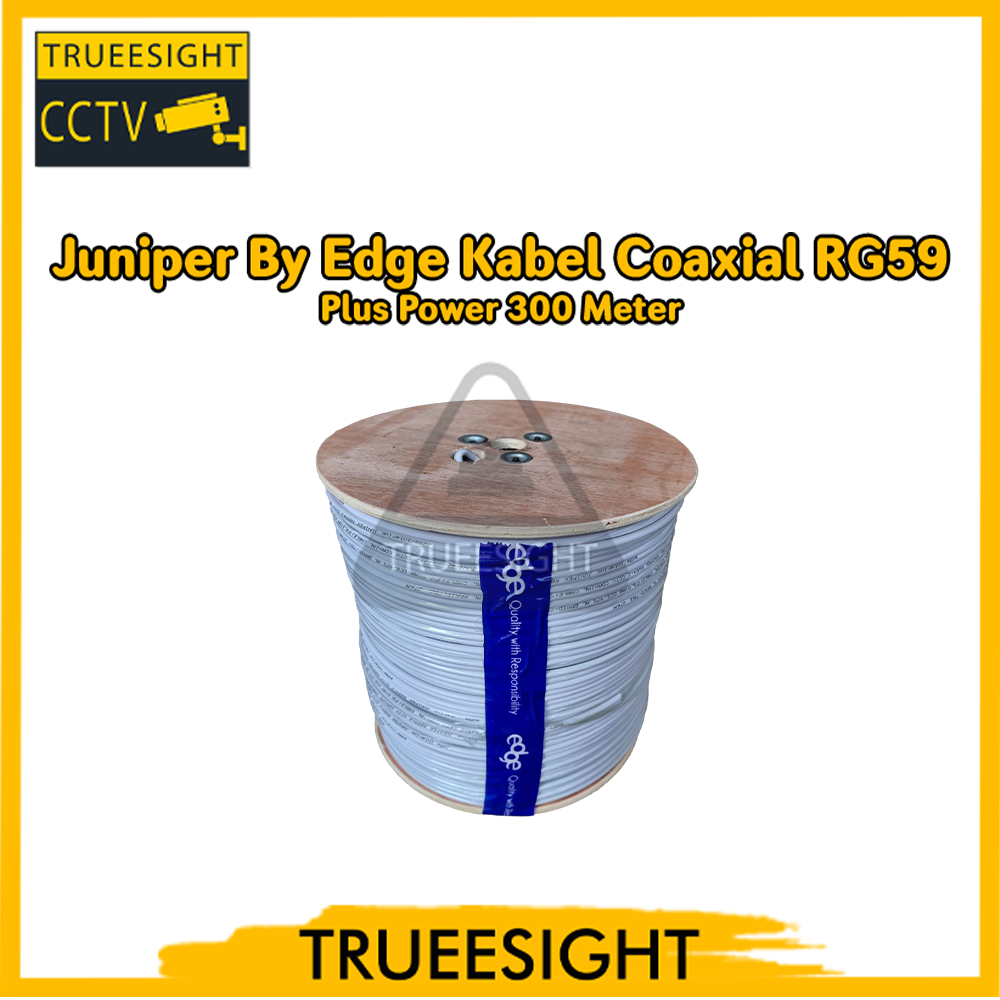 Jual Juniper By Edge Kabel Coaxial RG59 Plus Power 300 Meter | Shopee ...