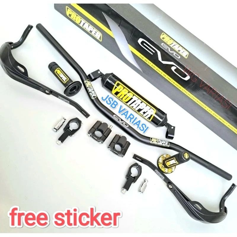 Jual Paket Stang Falbar Protaper Evo Tipe Low Plus Raisel Set Handguard ...