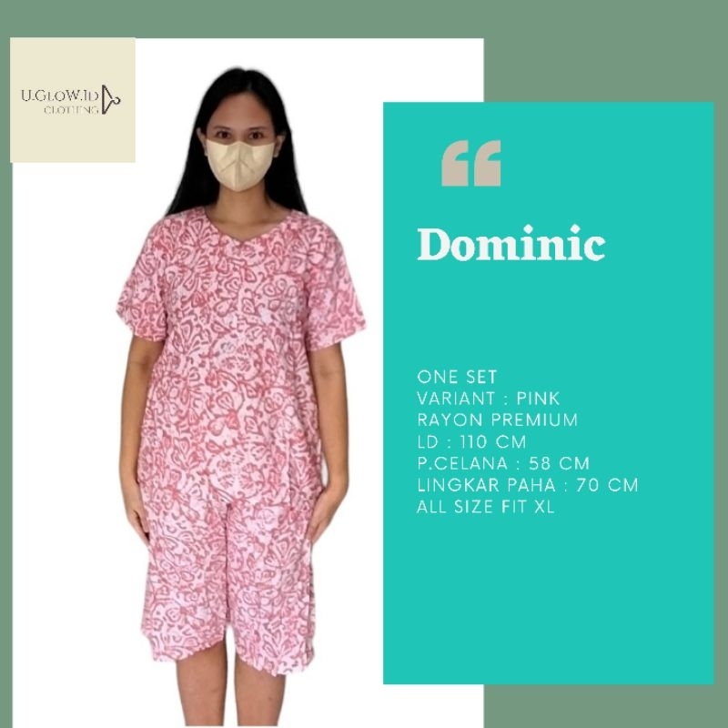 Jual Dominic One Set (Pink) | Shopee Indonesia