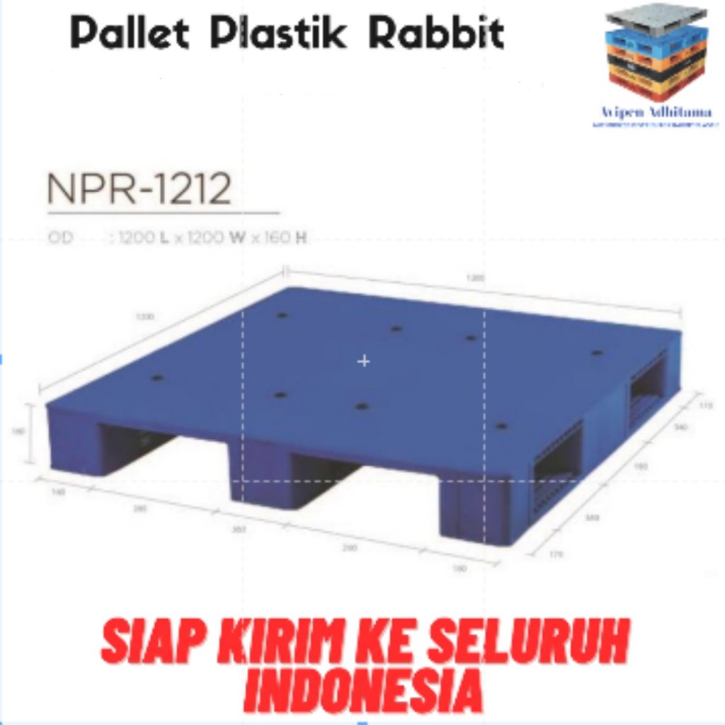 Jual Harga pallet Plastik Murah Balikpapan NPR 1212 | Shopee Indonesia
