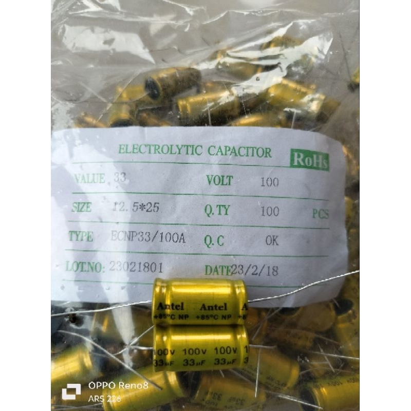 Jual ELCO 33uf/100V NP ROHS | Shopee Indonesia