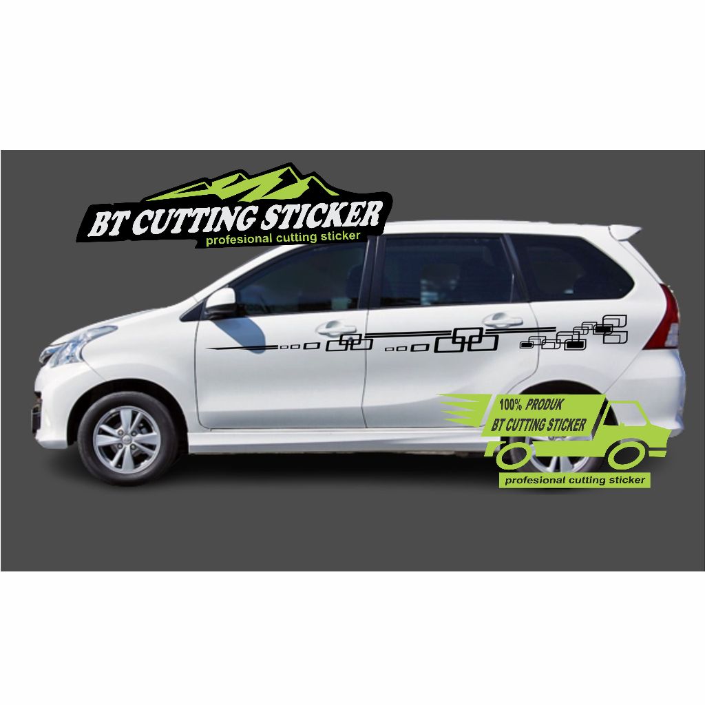 Jual AV6 stiker sticker mobil toyota avanza Sticker Cutting Stiker ...