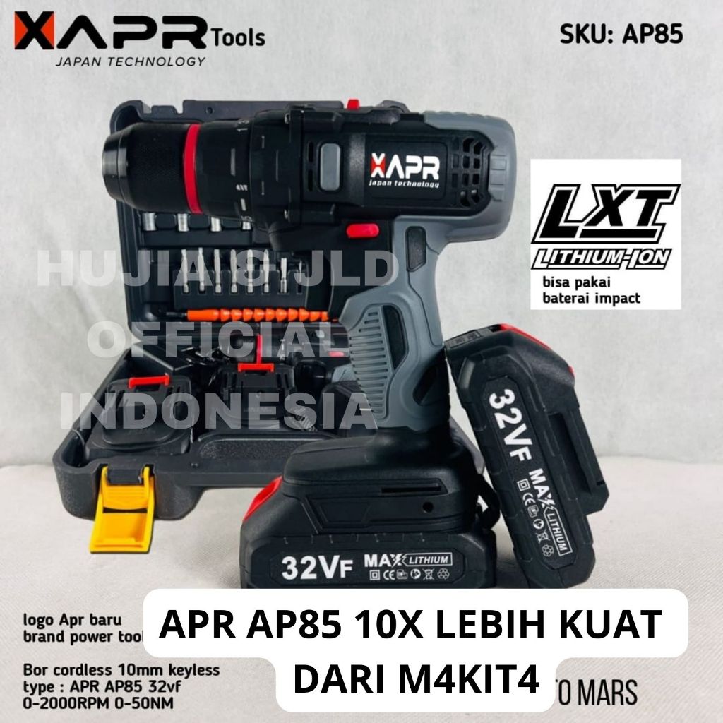 Jual bor cordless APR Japan GARANSI RESMI 3THN 48V 42v 36v 20v 12v 13v ...