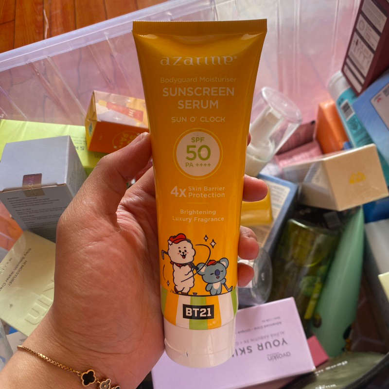 Jual NEW!! Azarine Body Guard Moisturizer Sunscreen Serum SPF50 PA ...