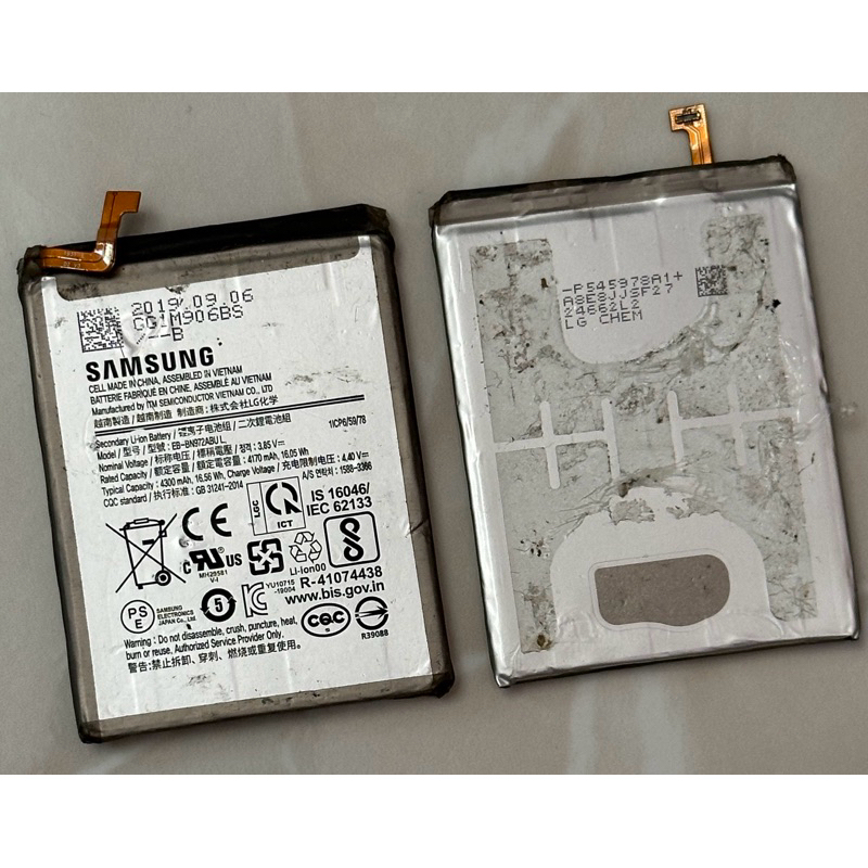 Jual baterai samsung note 10 plus EB-BN972ABU original copotan | Shopee Indonesia