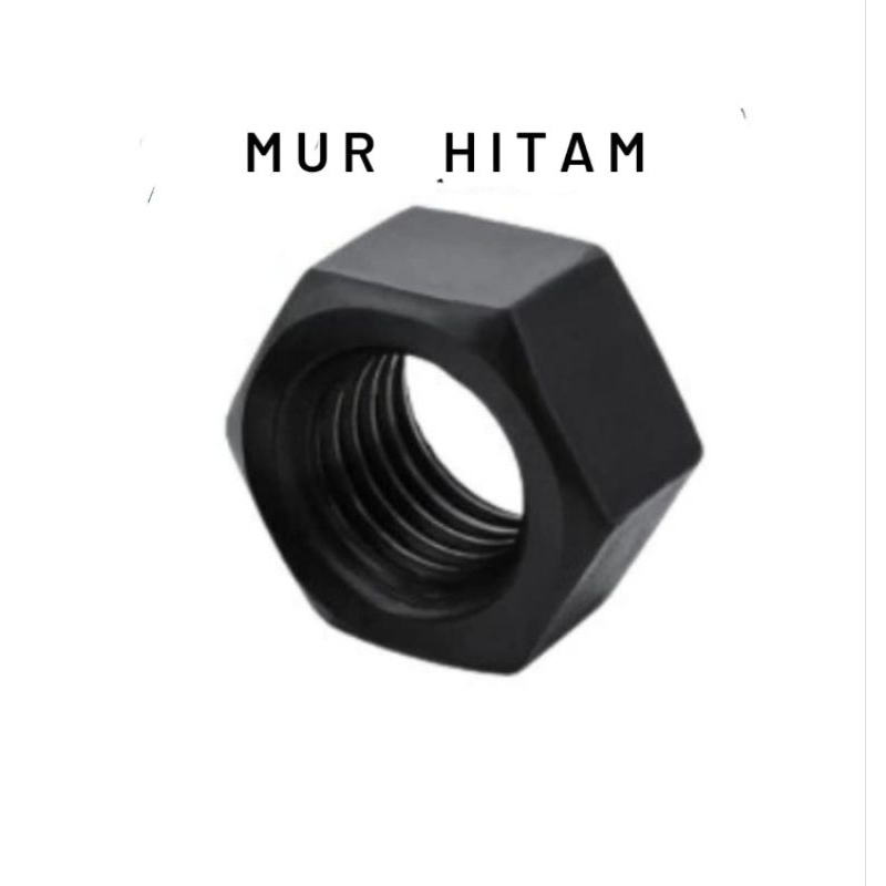 Jual Mur only baud baut besi 1/2 dan 3/4 inch drat kasar UNC 12 hex ...