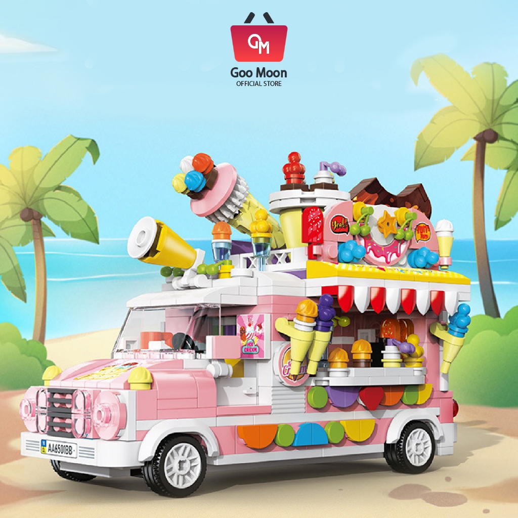 Jual GOO MOON Block Bricks Balok Susun ZheGao Business on Road Puzzle ...