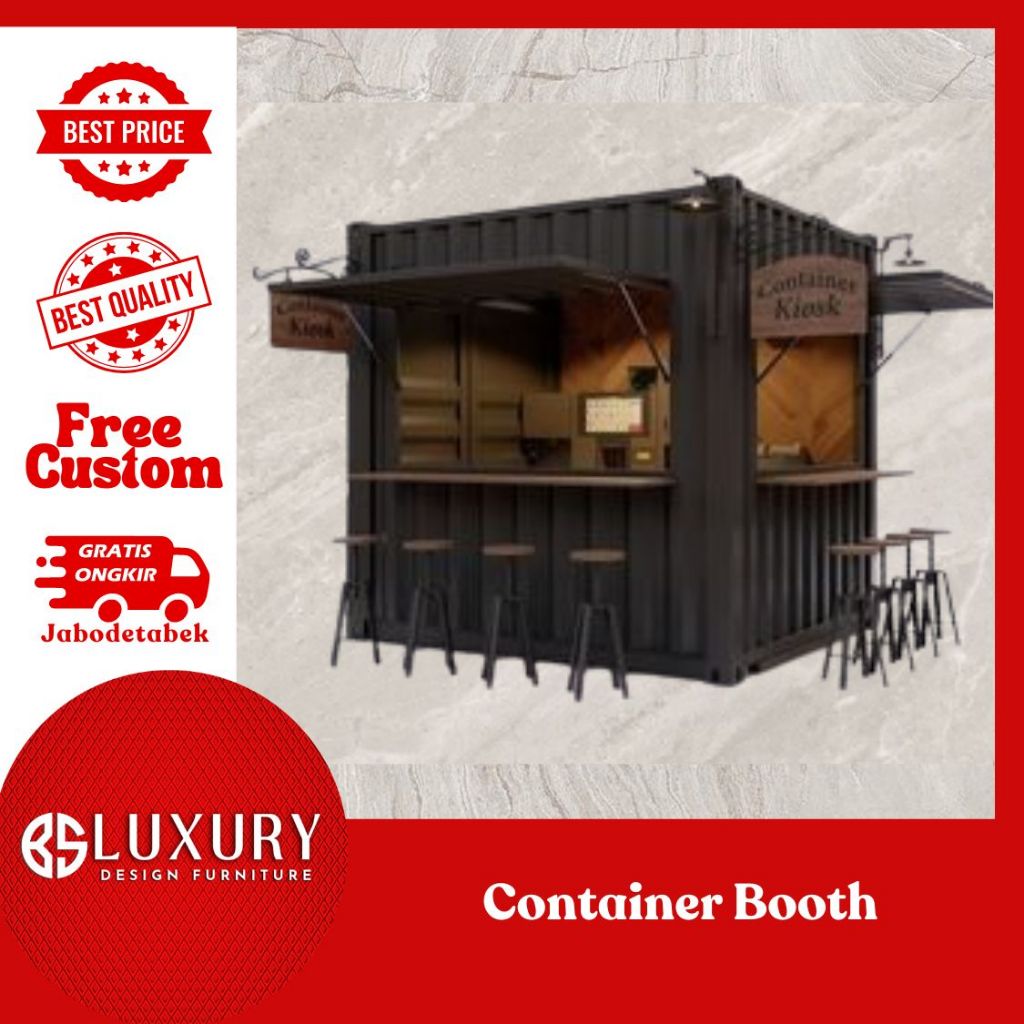 Jual Container Booth Jualan Makanan Minuman Kokoh Kualitas Premium ...