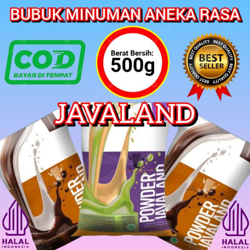 Jual Javaland Bubuk Minuman Serbuk Powder Aneka Rasa Kemasan 500gr gram ...