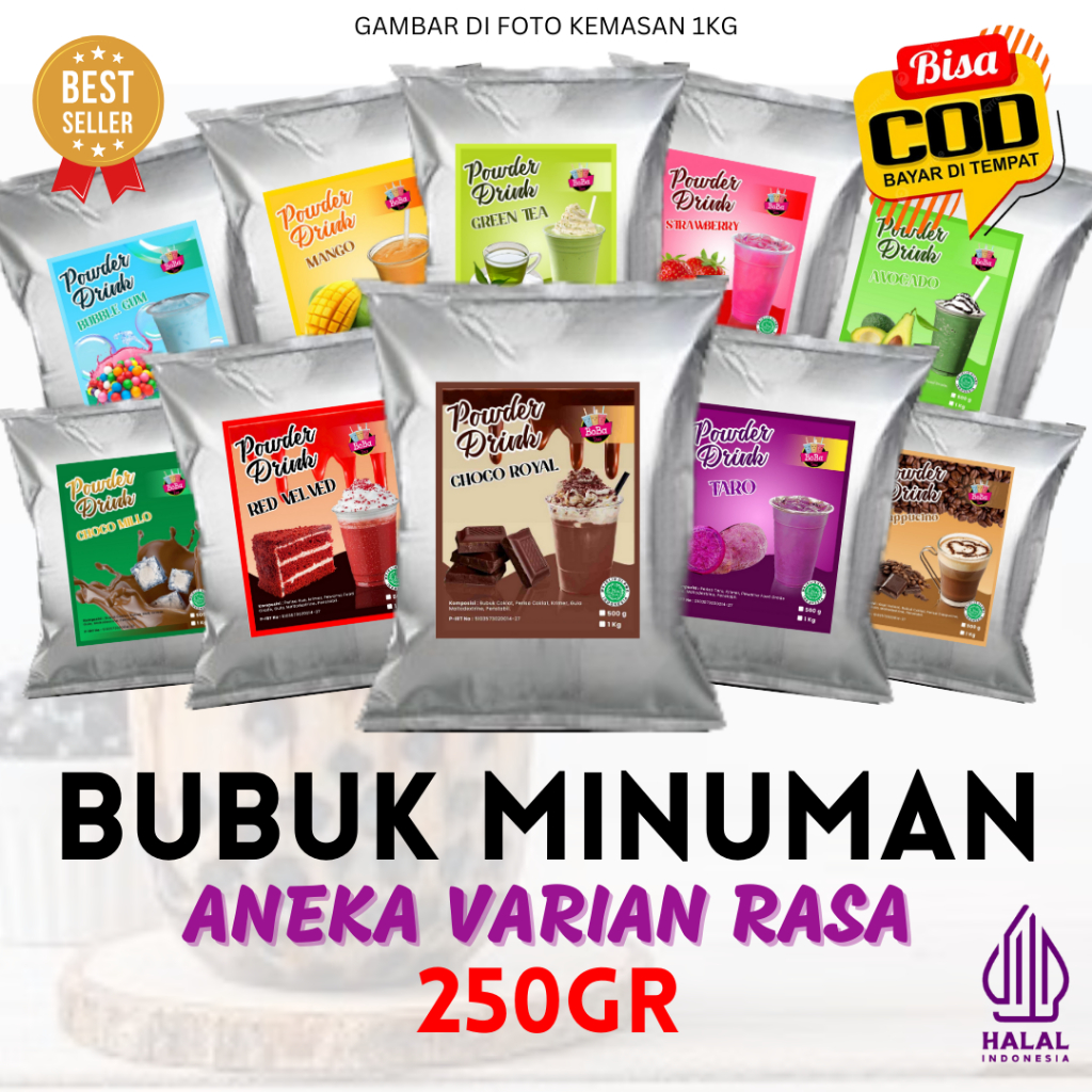 Jual Bubuk Minuman Rasa MIX 250gr Serbuk Minuman Rasa Kekinian | Shopee ...