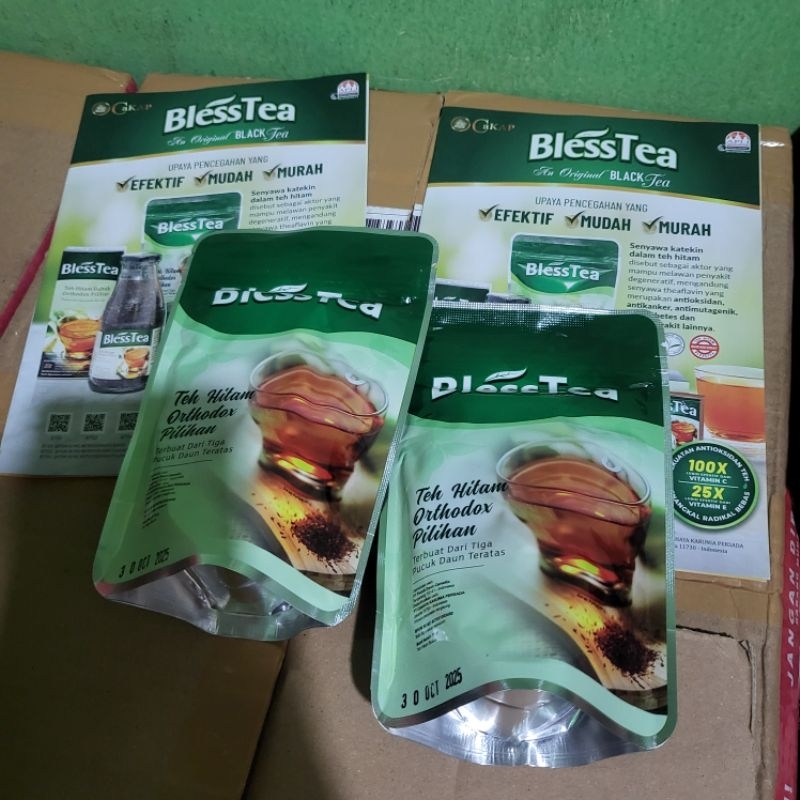 Jual blesstea sachet 70gram teh hitam ORIGINAL blestea | Shopee Indonesia