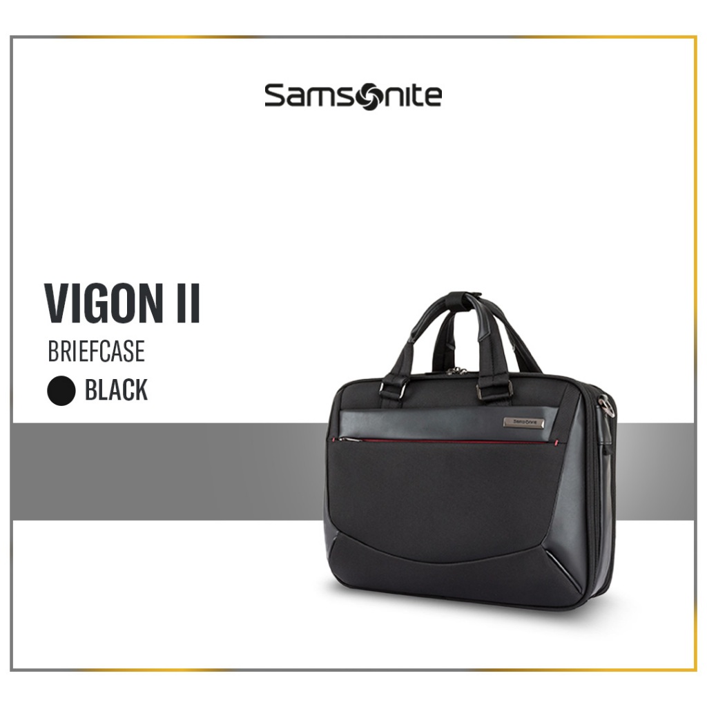 Jual Samsonite Vigon II Briefcase Medium - Black | Shopee Jual Samsonite Vigon II Briefcase Medium - Black | Shopee