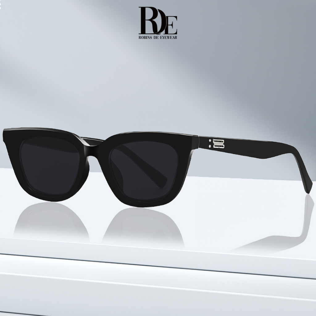 Jual ROBINS Kacamata Hitam Anti Radiasi UV Protection Sunglasses Cat Eye Fashion Pria Wanita 926 ...