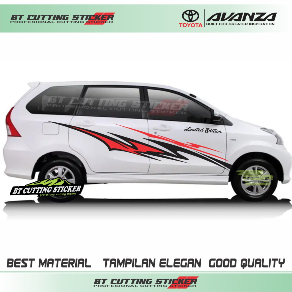 Jual Stiker avanza striping avanza sticker toyota avanza stiker cutting ...