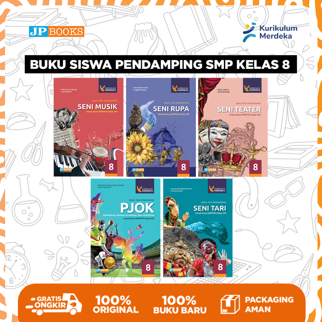 Jual Buku Siswa Teks Pendamping Kurmer Sekolah SMP Kelas 8 - Kurikulum Merdeka - Penerbit JP ...