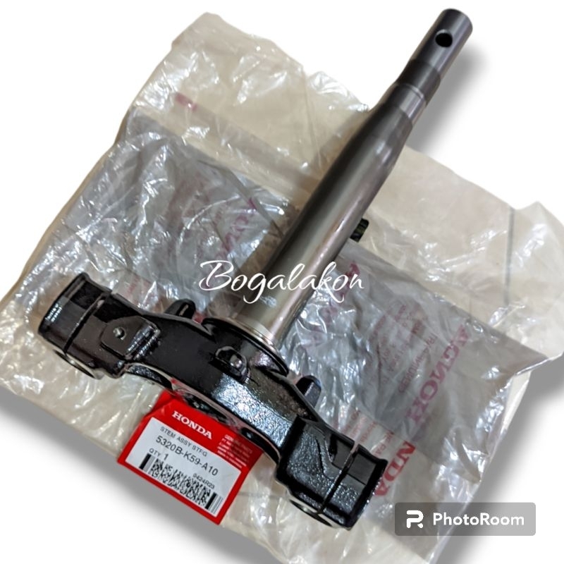 Jual stem assy segitiga bawah vario 150 125 original ahm 5320Bk59a10 ...