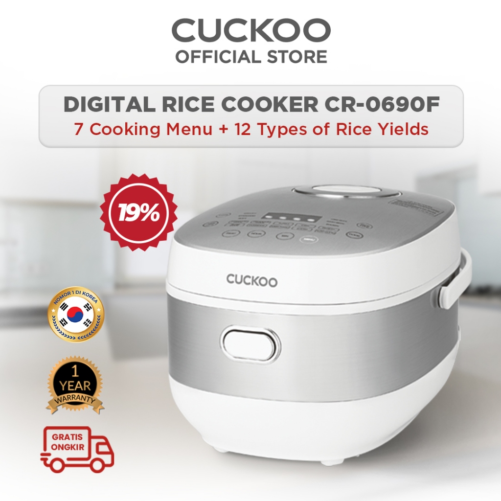 Jual CUCKOO Digital Rice Cooker 1 L CR-0690F Magic Com Penanak Nasi ...