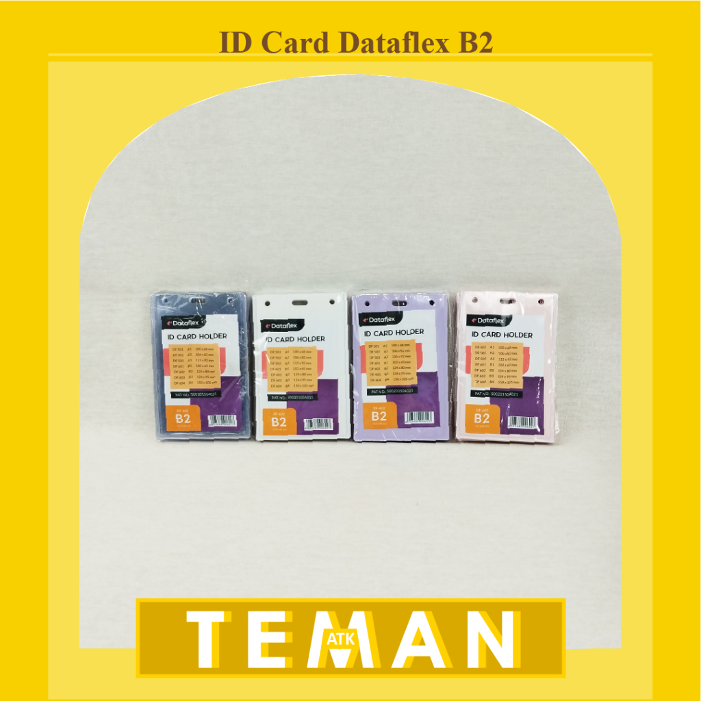 Jual ID Card Holder / Name Tag Mika B2 Dataflex (isi 20 Pcs) - VC-602 ...