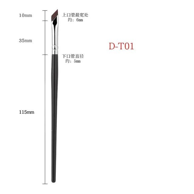 Jual Kuas Alis Eyebrow Eyeliner Brush Makeup Super Tipis Miring-KS034 ...