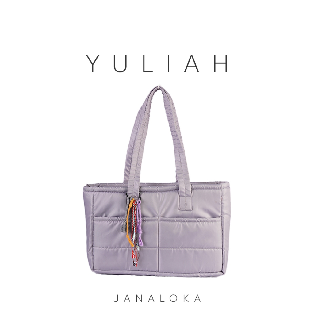 Jual Janaloka Yuliah Puffy Bag - Tas Totebag Wanita Tas Bahu Korean ...