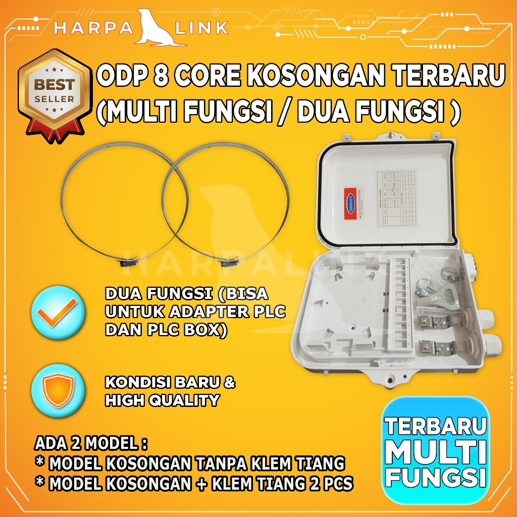 Jual ODP 8 Core Model Splitter PLC Kosongan Anti Air / ODP Tiang Mini 8 ...